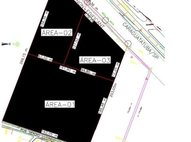 Terreno comercial para Venda em Ubatuba/SP Estufa I