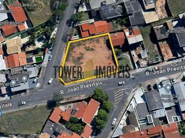 Terreno comercial para Venda em Valinhos/SP Santa Cruz