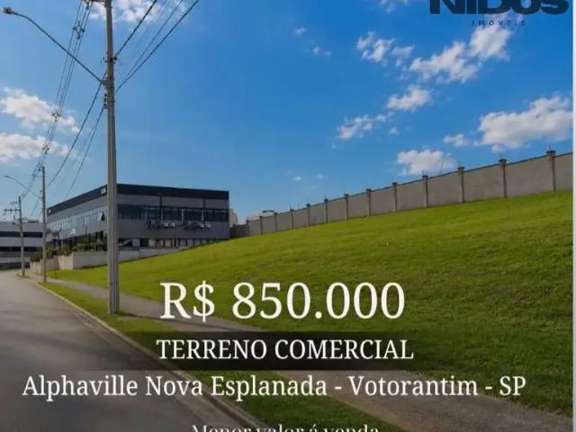 Terreno comercial para Venda em Votorantim/SP Alphaville Nova Esplanada 3