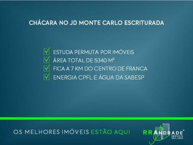 Terreno de Chácara no Jd Monte Carlo Escriturada