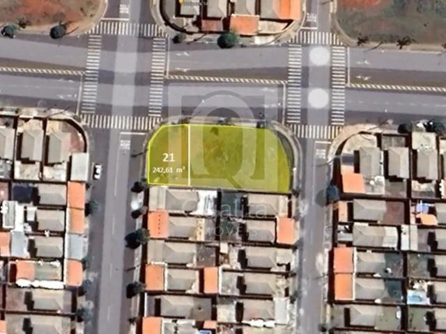 Terreno de esquina à venda com 242 m² no Residencial Vida Nova Tatuí