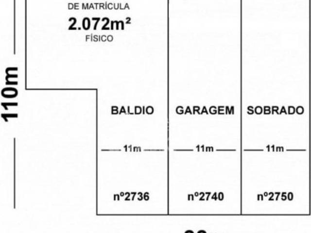 Terreno de 1.210m² em Esteio