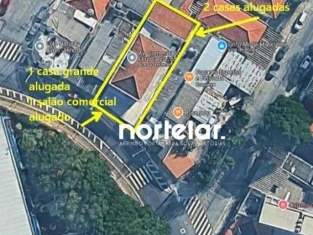Terreno de 267m Comercial e Residencial Gerando Renda de Aluguéis Jardim Cidade Pirituba São
