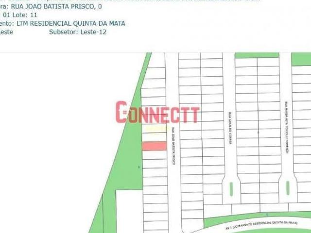 TERRENO DE 275m² NO CONDOMINIO QUINTA DA MATA