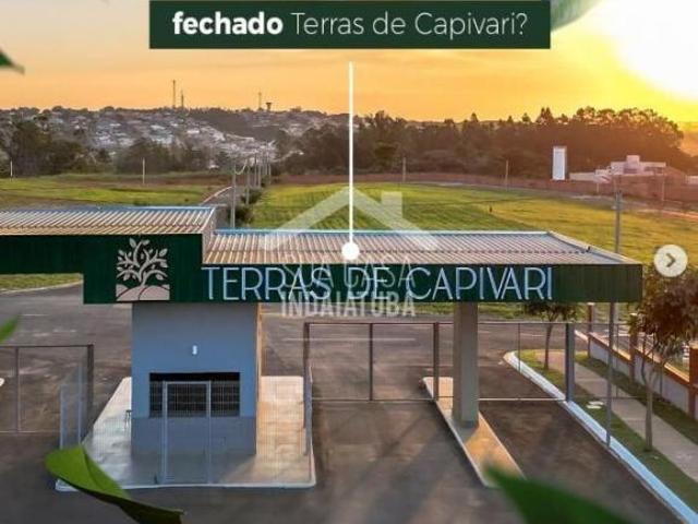 Terreno de 352m² a venda no Condomínio Terras de Capivari