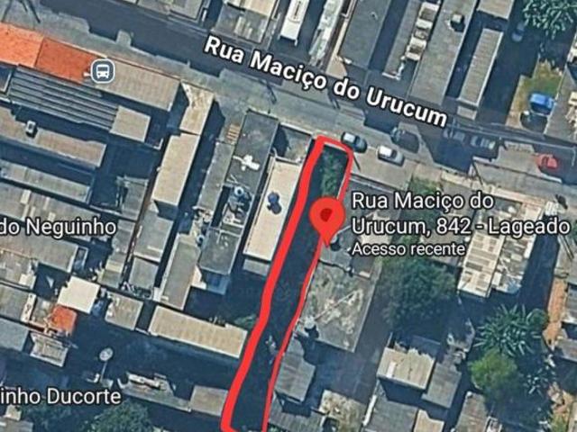 Terreno de 383m2, a venda na rua Maciço Urucum