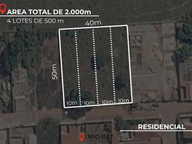 Terreno de 500m com vista Bairro Satélite