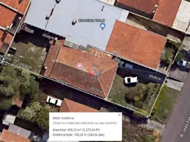 Terreno em Atuba, Curitiba/PR de 490m² à venda por R$ 629.900,00