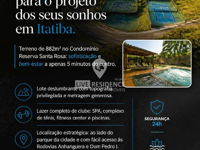 Terreno em Centro, Itatiba/SP de 882m² à venda por R$ 689.900,00