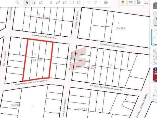 Terreno em Centro, Pinhais/PR de 5513m² à venda por R$ 8.269.755,00