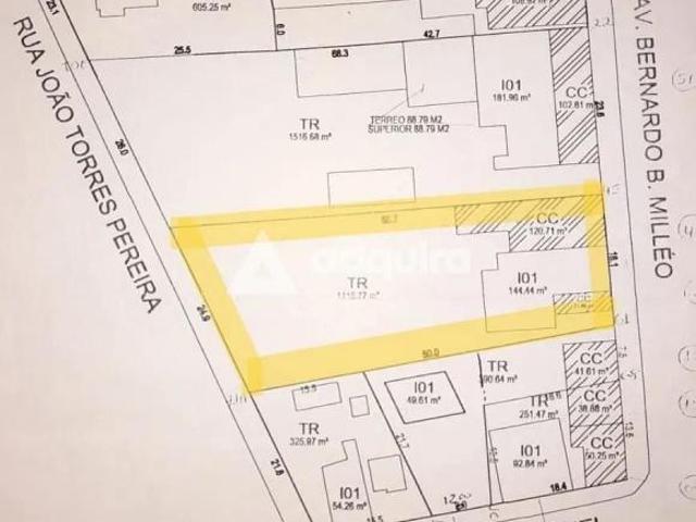 Terreno em Centro, Piraí Do Sul/PR de 1115m² à venda por R$ 2.660.000,00