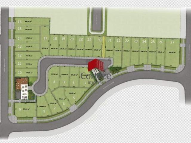 Terreno em condomínio com 133,01m², à venda, no bairro Pinheirinho em Curitiba