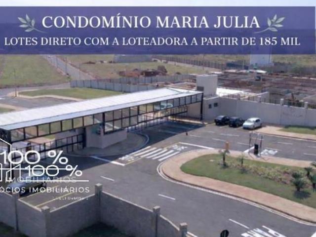 Terreno em Condomínio à Venda em São José do Rio Preto SP, Bairro Residencial Maria Júlia, 253m² de