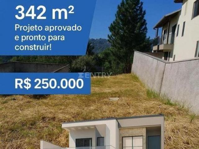 Terreno em Condomínio Fechado à Venda em Várzea Paulista | 342M² com Projeto Aprovado