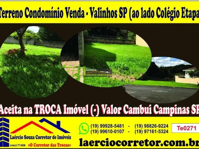Terreno em Condomínio para Venda em Valinhos/SP Chácaras São Bento