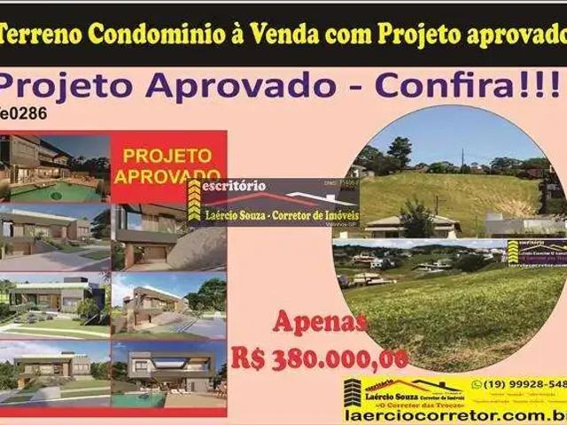 Terreno em Condomínio para Venda em Vinhedo/SP Condomínio Terras de Santa Teresa