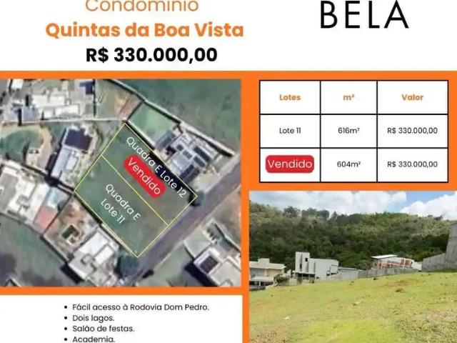 Terreno em Condomínio para Venda em Atibaia/SP Estância Parque de Atibaia