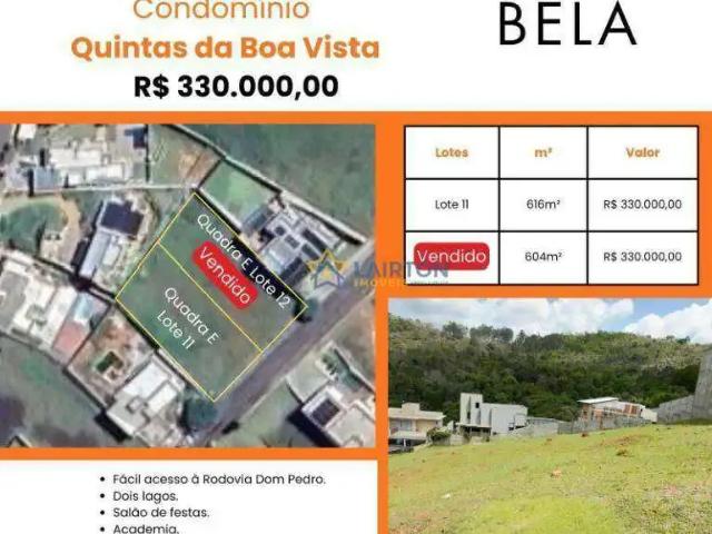Terreno em Condomínio para Venda em Atibaia/SP Jardim dos Pinheiros