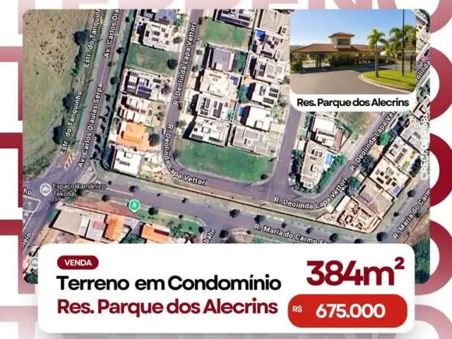 Terreno em Condomínio para Venda em Campinas/SP Loteamento Parque dos Alecrins