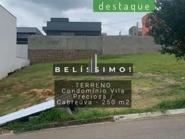 Terreno em Condomínio para Venda em Cabreúva/SP Pinhal