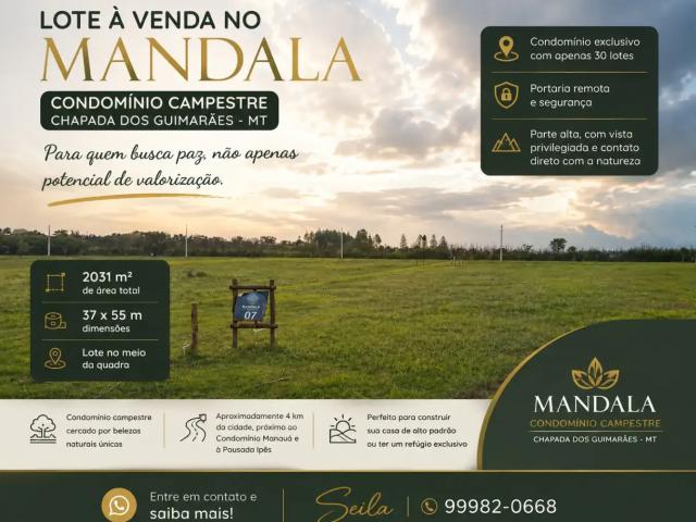 Terreno em Condomínio para Venda em Chapada dos Guimarães/MT Zona Rural