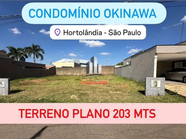 Terreno em Condomínio para Venda em Hortolândia/SP Jardim Santa Clara do Lago II