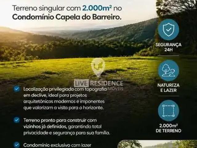 Terreno em Condomínio para Venda em Itatiba/SP Capela do Barreiro