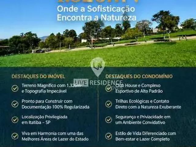 Terreno em Condomínio para Venda em Itatiba/SP Loteamento Fazenda Dona Carolina