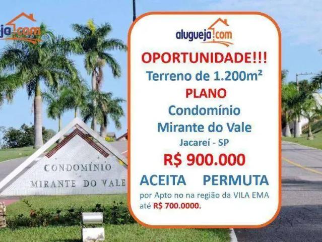 Terreno em Condomínio para Venda em Jacareí/SP Rio Comprido