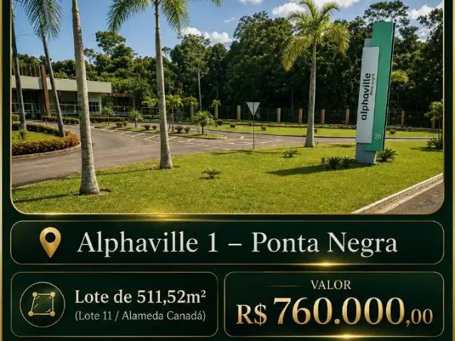 Terreno em Condomínio para Venda em Manaus/AM Ponta Negra