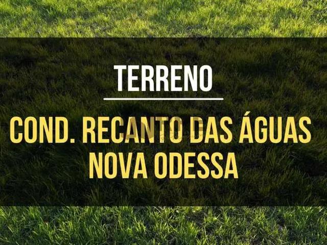 Terreno em Condomínio para Venda em Nova Odessa/SP Jardim Recanto das Águas