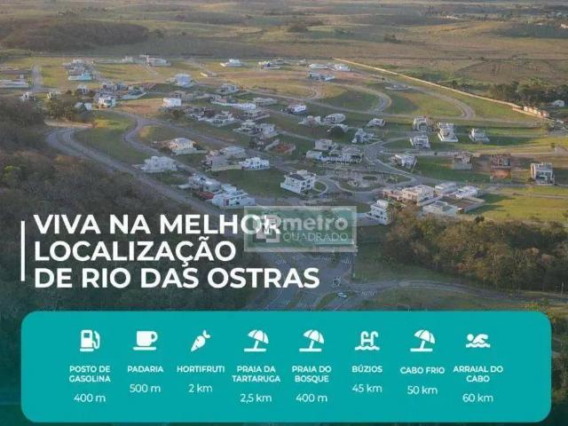 Terreno em Condomínio para Venda em Rio das Ostras/RJ Extensão do Bosque