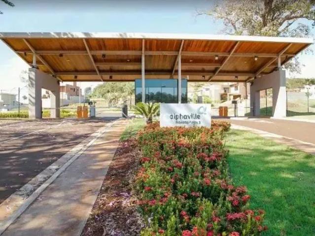 Terreno em Condomínio para Venda em Ribeirão Preto/SP Residencial e Empresarial Alphaville