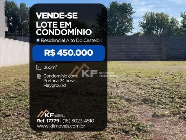 Terreno em Condomínio para Venda em Ribeirão Preto/SP Residencial Alto do Castelo