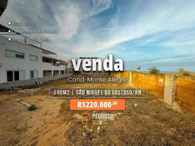 Terreno em Condomínio para Venda em São Miguel do Gostoso/RN Centro
