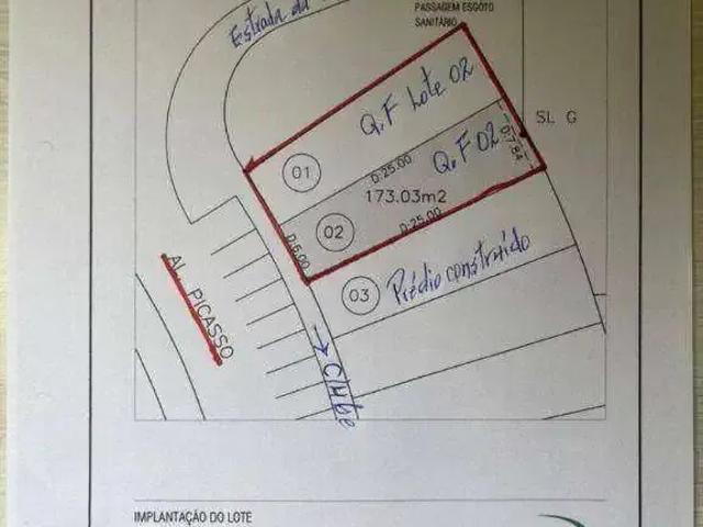 Terreno em Condomínio para Venda em Santana de Parnaíba/SP Residencial Burle Marx