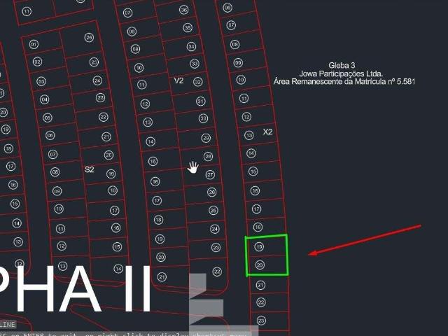 Terreno em Condomínio para Venda em Senador Canedo/GO Terras Alpha Residencial 2