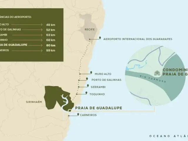 Terreno em Condomínio para Venda em Sirinhaém/PE Praia de Guadalupe