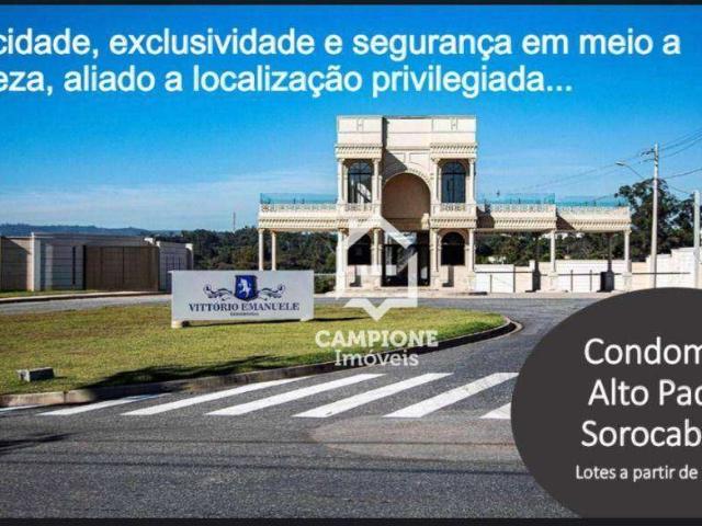 Terreno em Condomínio para Venda em Sorocaba/SP Alto da Boa Vista