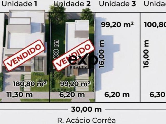 Terreno em Condomínio Unidade 04 | Projeto Aprovado para Sobrado Moderno | Esquina da Rua Acácio C