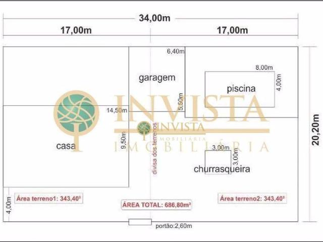 Terreno em Ipiranga, São José/SC de 0m² à venda por R$ 1.493.900,00
