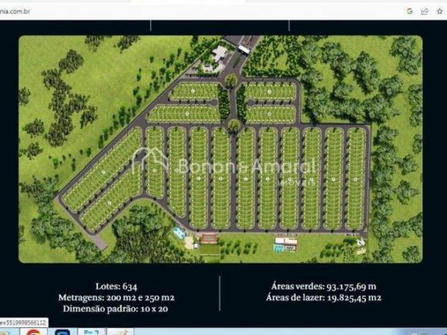 Terreno em Jardim Fortaleza, Paulínia/SP de 200m² à venda por R$ 228.723,00