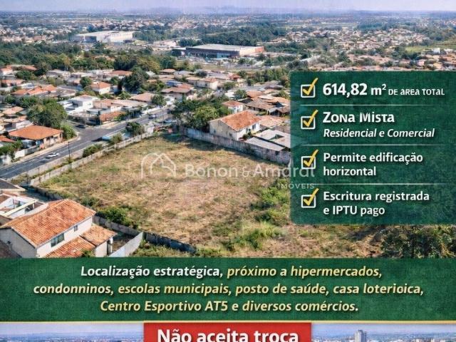 Terreno em Jardim Flamboyant, Paulínia/SP de 614m² à venda por R$ 439.000,00
