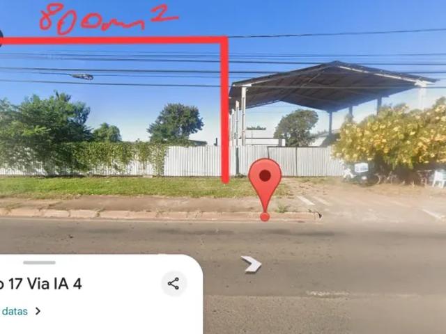 Terreno em locação 800m2 no SIA TR 17 na VIA Principal, ótimo espaço e localização para sua empresa