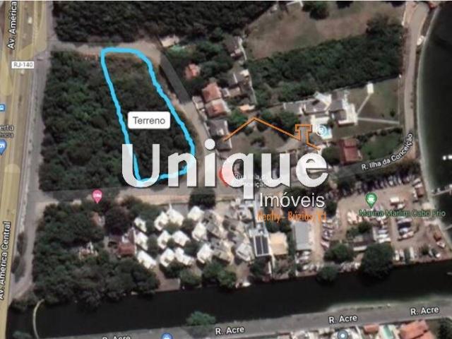 Terreno em Praia do Siqueira, Cabo Frio/RJ de 1500m² à venda por R$ 989.000,00