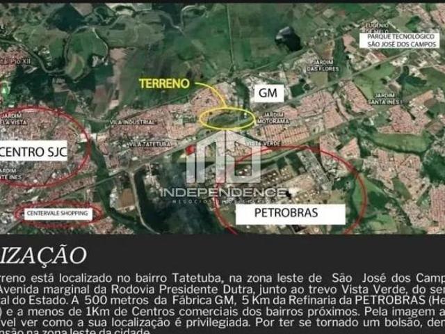 Terreno em Ronda, São José dos Campos/SP de 156000m² à venda por R$ 47.000.000,00