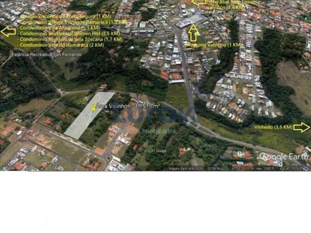 Terreno em Sítio Recreio dos Cafezais, Valinhos/SP de 19570m² à venda por R$ 13.503.300,00