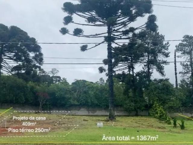 Terreno em Vila Fuck, Piraquara/PR de 1367m² à venda por R$ 1.009.000,00
