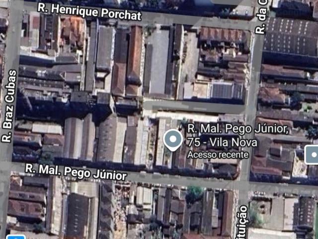 Terreno em Vila Nova, Santos/SP de 200m² à venda por R$ 456.800,00