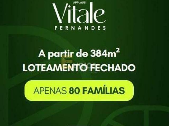 Terreno en Condomínio para venda em Applausi Vitale Fernandes de 387.50m²